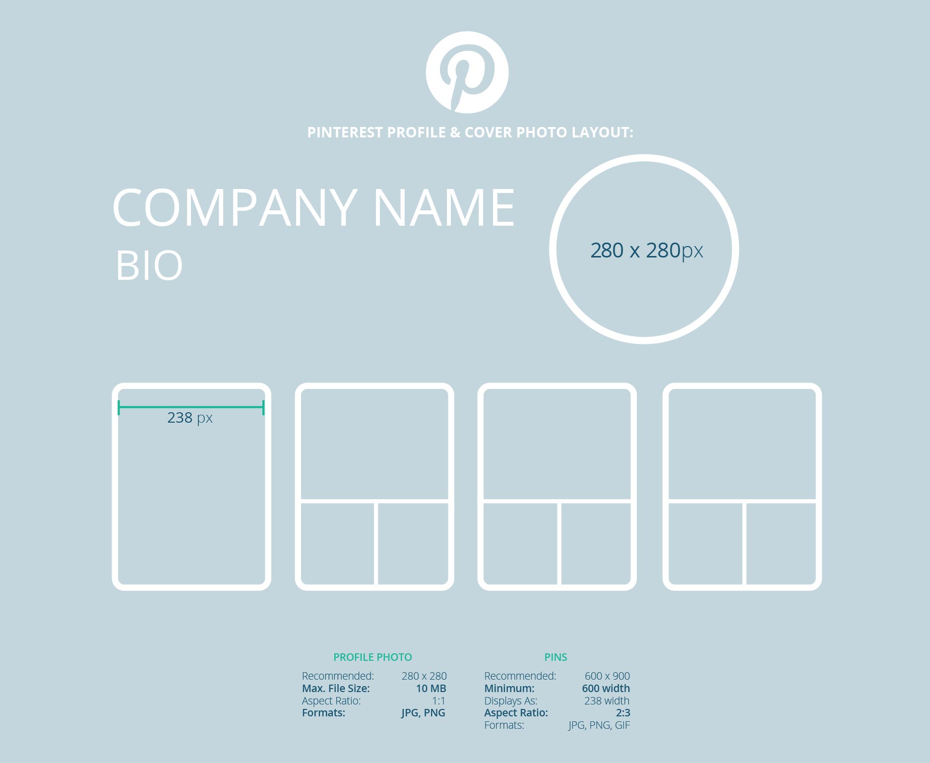 Social Media Image Sizing Pinterest 1 Stop Design Shop